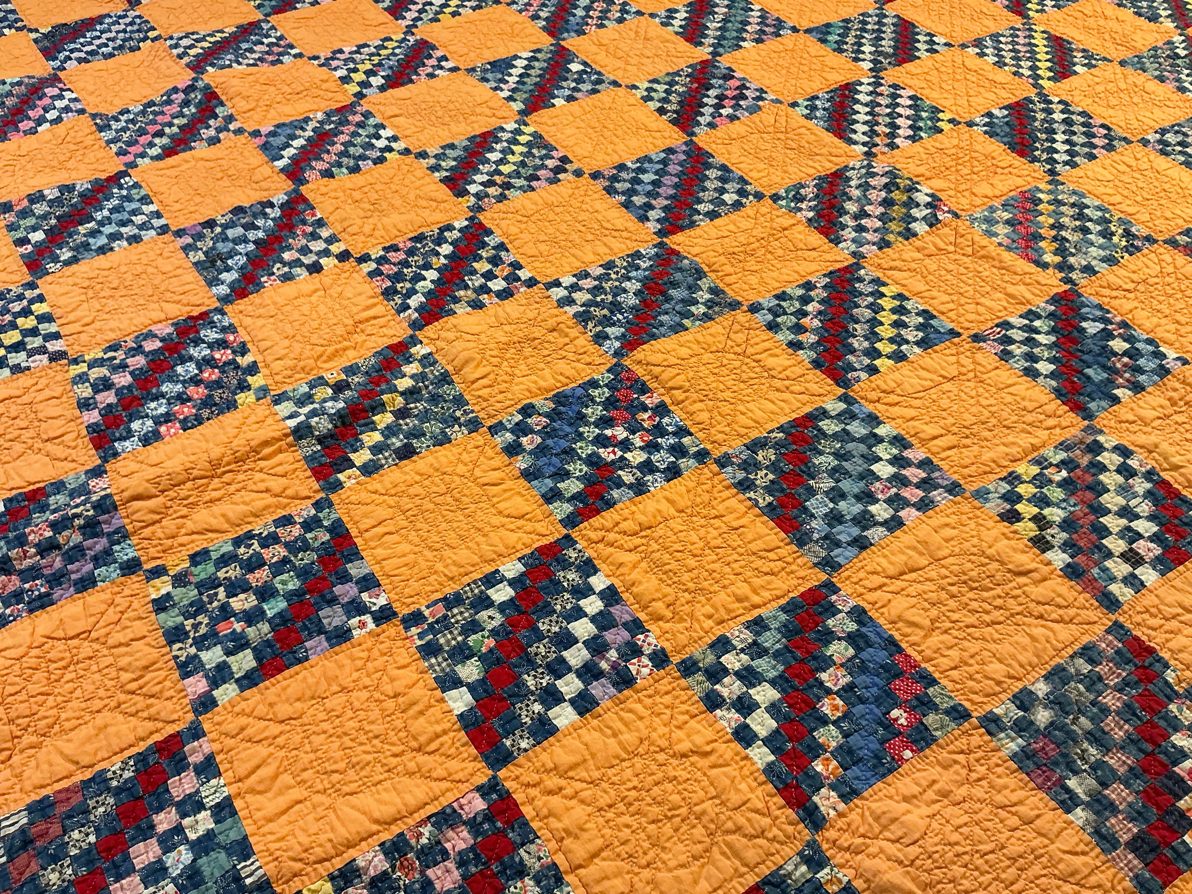 Outstanding Miniature Scale Patchwork Quilt – Cindy's Antique Quilts